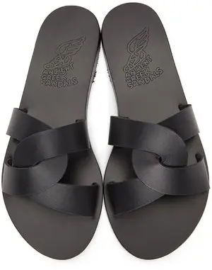 ANCIENT GREEK SANDALS Desmos Crossover Leather Sandals