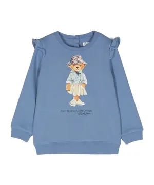 Ralph Lauren Polo Bear-print Sweatshirt - Blue