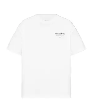 ALLSAINTS Logo Print Casual T-shirt - White