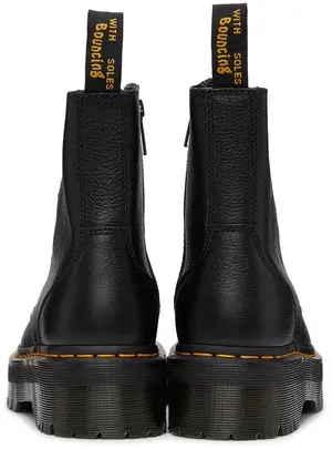 Dr. Martens Jadon Iii Round Toe Platform Combat Boots - Black