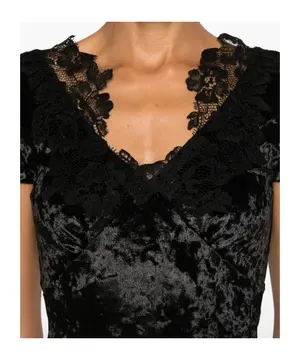 Ermanno Scervino Short Sleeve Dress