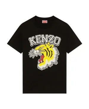 Kenzo Varsity Jungle Crewneck T-shirt - Black