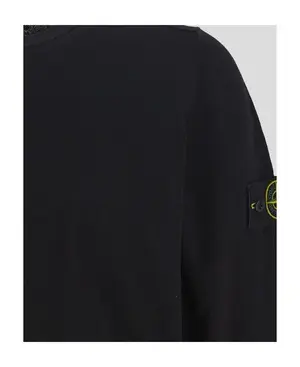 Stone Island Logo Patch Crewneck Knitted Jumper