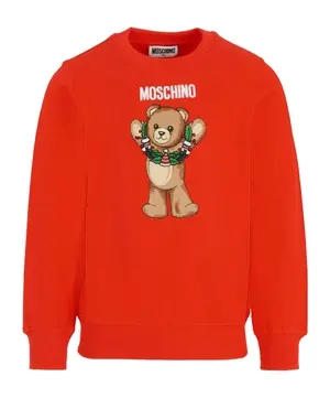 Moschino Bear-motif Sweatshirt - Red