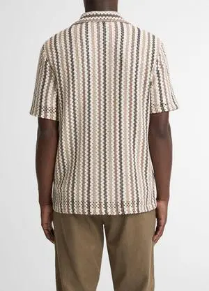 Vince Striped Short-sleeve Shirt