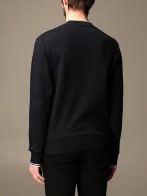 Fred Perry Logo-embroidered Crewneck Sweatshirt