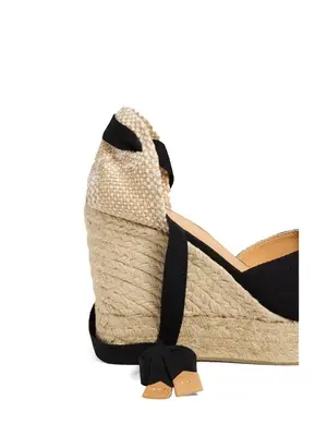 CastaÑer Bilina 107mm Wedge Espadrilles With Ankle Straps