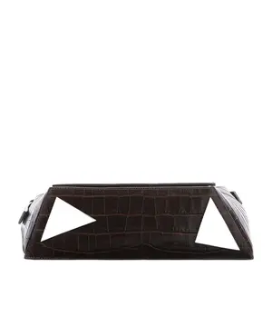 Attico 7/7 Coffee Shoulder Bag