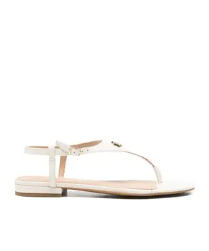 Ralph Lauren T-bar Strap Sandals - Nude