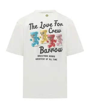 BARROW Printed Crewneck T-shirt