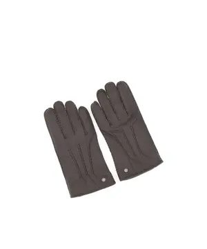 GIANNI CHIARINI Topstitched Leather Gloves