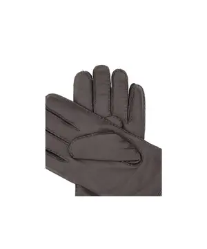 GIANNI CHIARINI Topstitched Leather Gloves