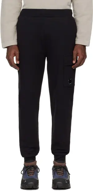 C.P. COMPANY Lens-detailed Tapered Leg Track Pants