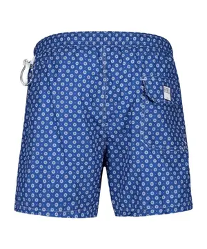 Fedeli Elastic Waist Printed Shorts