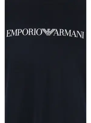 Emporio Armani Logo Printed Crewneck T-shirt