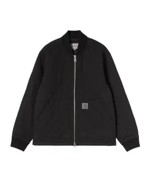 Carhartt Work In Progress Kylan Liner Quilted Bomber Jacket - Black