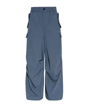 Marni Wide Leg Cargo Pants - Darkash