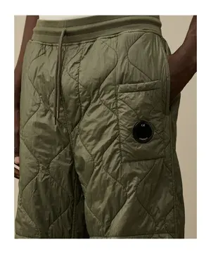 C.P. COMPANY Lens-detail Quilted Trousers
