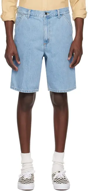 Carhartt Work In Progress Single Knee Denim Shorts