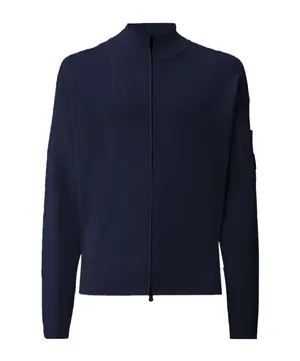 C.P. COMPANY Zip-up Cardigan - Black