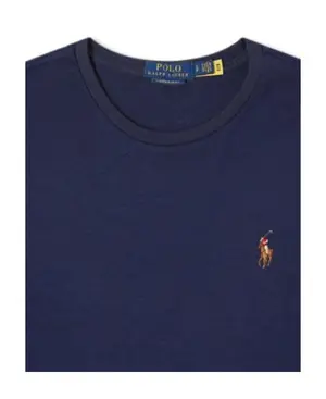 Polo Ralph Lauren Logo Embroidered Crewneck T-shirt - Black