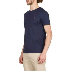 Polo Ralph Lauren Logo Embroidered Crewneck T-shirt - Black