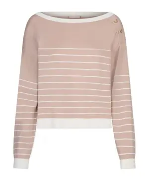 Liu Jo Striped Jumper - Beige