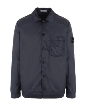 Stone Island Compass-patch Padded Jacket - Blue