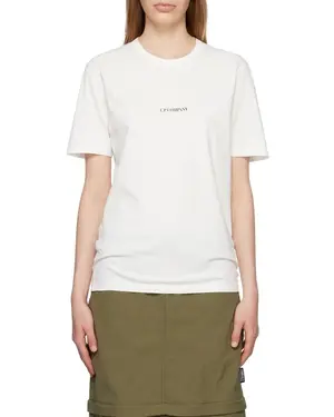 C.P. COMPANY Logo-printed Crewneck T-shirt