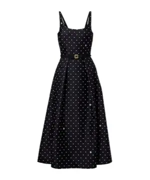 Elie Saab Polka-dot Midi Dress
