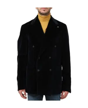 Tagliatore Double-breasted Long-sleeved Suit Jacket