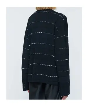 JOSEPH Fragmented Stripe Cardigan