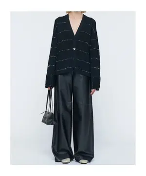 JOSEPH Fragmented Stripe Cardigan
