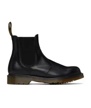 Dr. Martens Logo Spliced Ankle Boots - Black