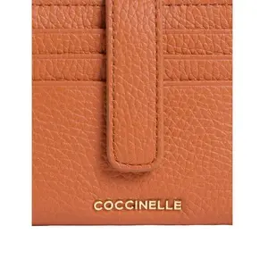 COCCINELLE Logo Lettering Zipped Wallet