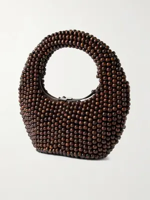 Staud Reef Beaded Top-handle Bag