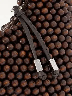 Staud Reef Beaded Top-handle Bag