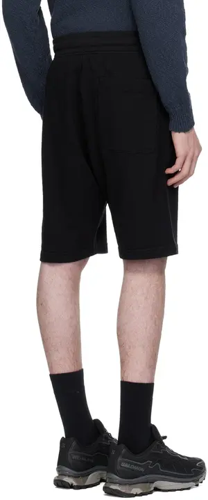 Stone Island Logo Patch Drawstring Bermuda Shorts
