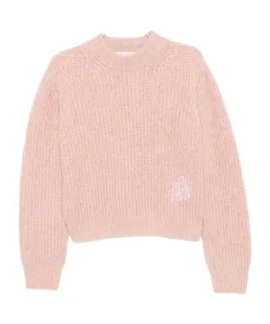 Cecilie Bahnsen Floral Knit Pullover - Pink