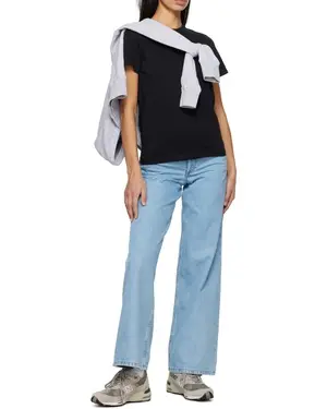 Maison Kitsuné Bold Fox Head Patch Crewneck T-shirt