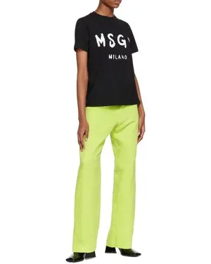 MSGM Brush Logo T-shirt