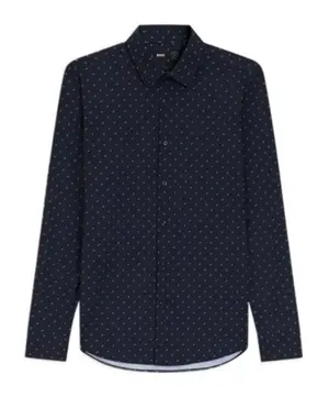 Hugo Boss Patterned Shirt - Black