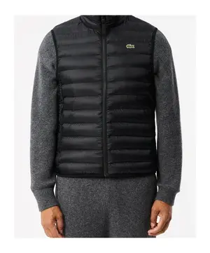 Lacoste Quilted Stand Collar Puffer Gilet