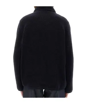 A.p.c. Textured Buttoned Jacket - Blue