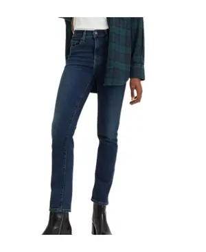 LEVI'S 724 High-rise Slim-fit Jeans - Black