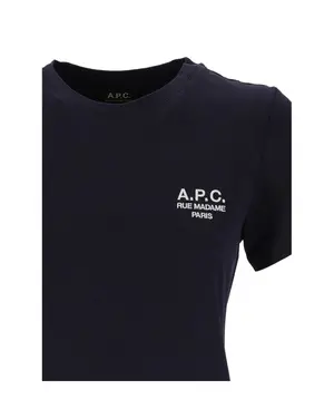 A.p.c. Logo Print Crewneck T-shirt