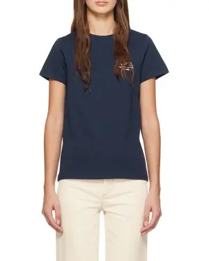 A.p.c. Logo Print Crewneck T-shirt