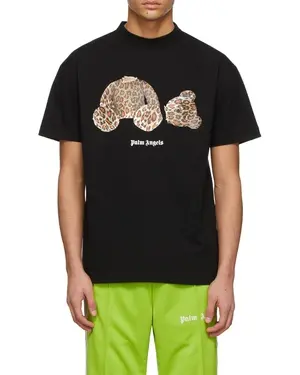 Palm Angels Teddy Bear-print Cotton T-shirt