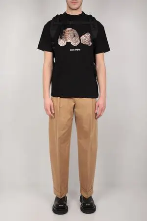 Palm Angels Teddy Bear-print Cotton T-shirt