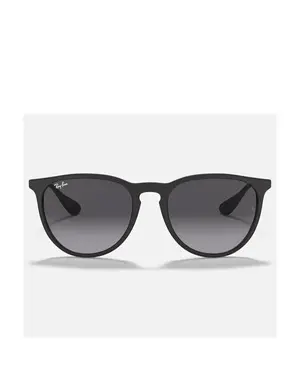 Ray-ban Erika Oversized Round Sunglasses - Black